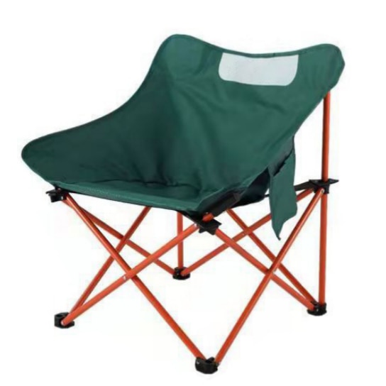 Scaun camping, Pliabil, 47x47x65cm, Verde/Portocaliu - eMAG.ro