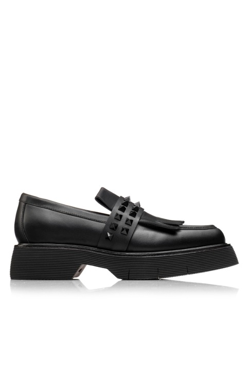 Pantofi dama Musette, ERICA A190, fara toc, Piele, negru, 39 EU - eMAG.ro