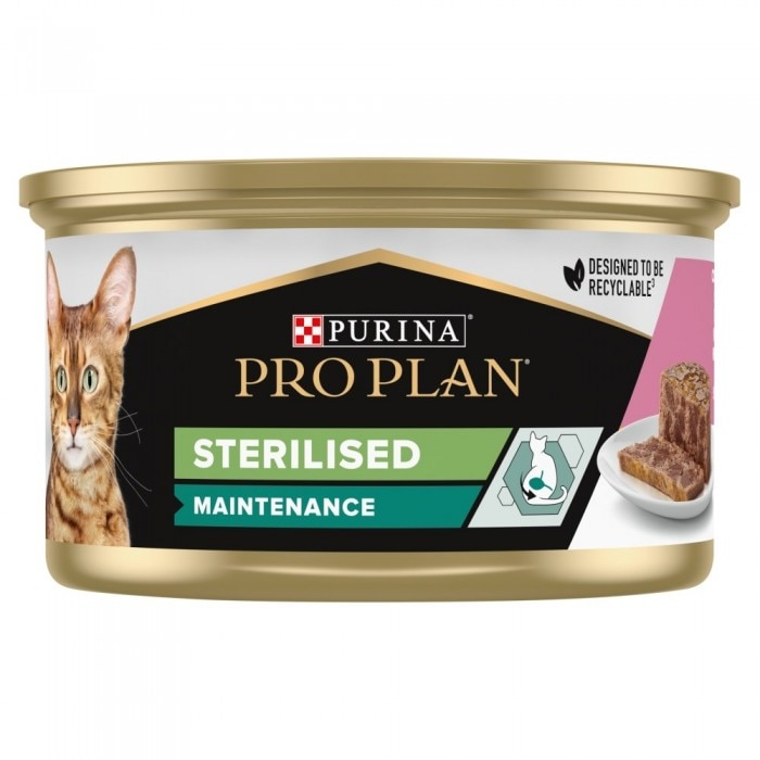 Conserva hrana umeda pentru pisici sterilizate, Purina Pro Plan, Fara ...