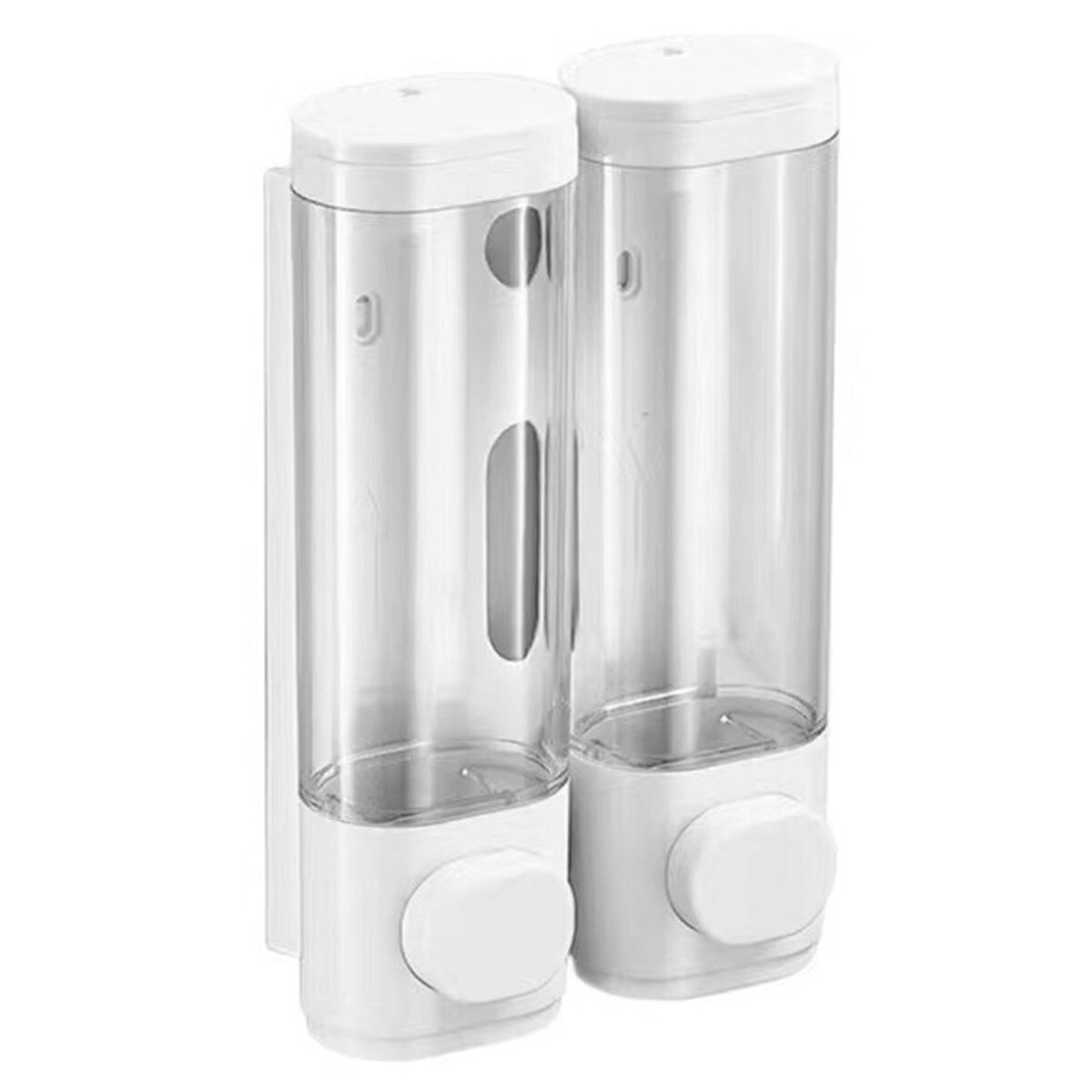 Dozator de sapun lichid montat pe perete, Plastic, Alb - eMAG.ro