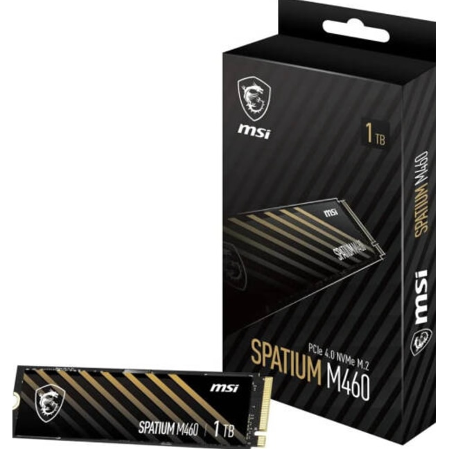 SSD MSI SPATIUM M460, PCIe 4.0, NVMe M.2, 1TB - eMAG.ro