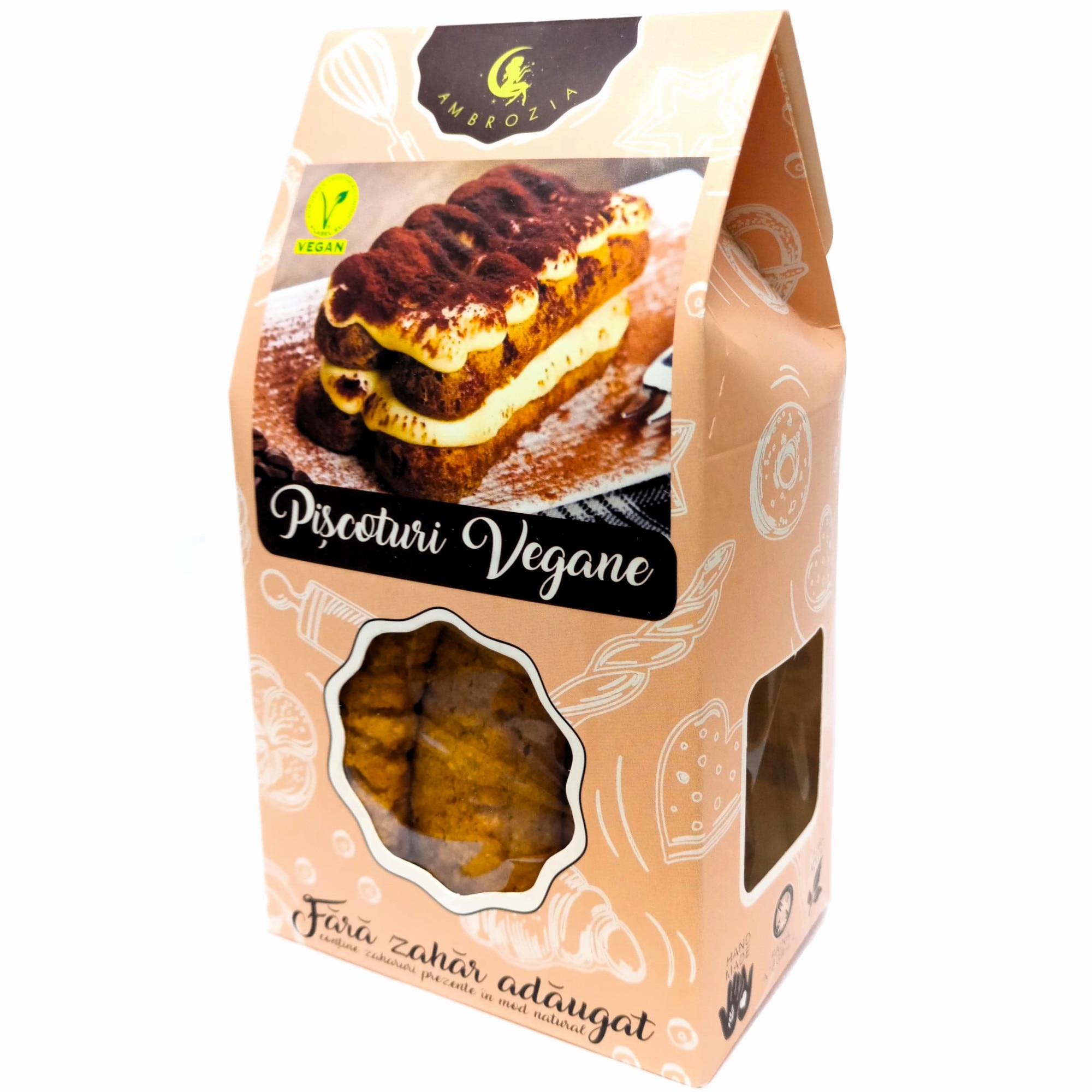 Piscoturi vegane integrale artizanale, fara zahar, fara aditivi, 100% ...