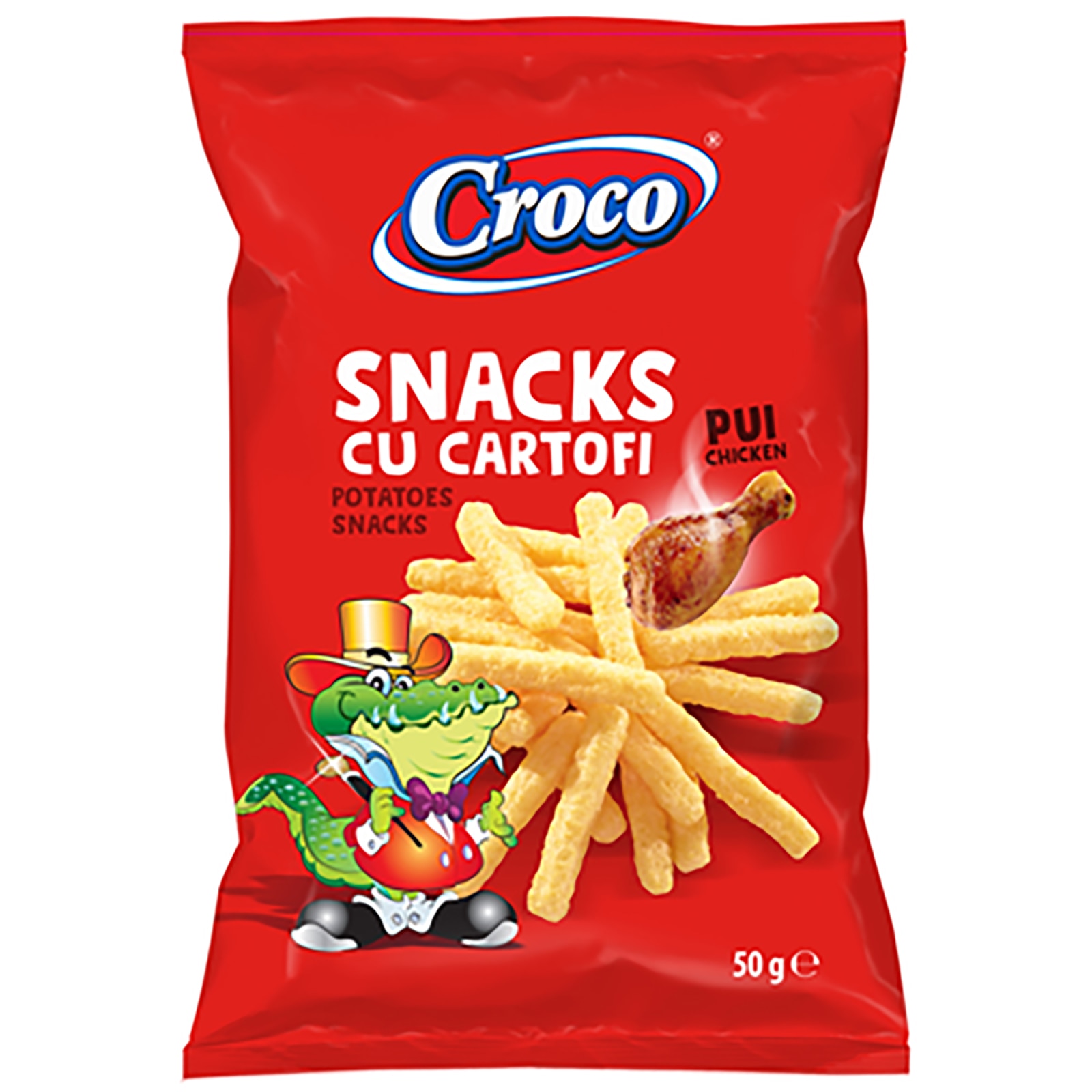 Snacks Aroma Pui, 14 buc x 50 g, Croco - eMAG.ro