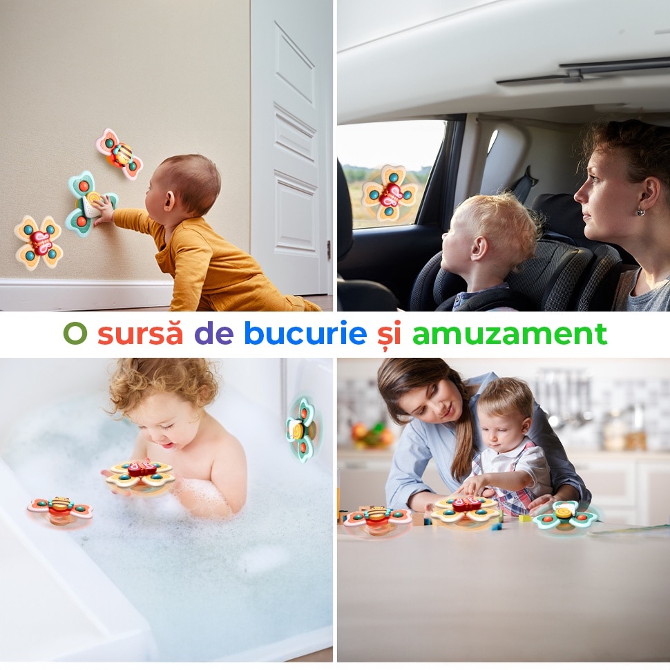 Jucarie interactiva pentru bebelusi Pitikot®, educationala, ideala ...