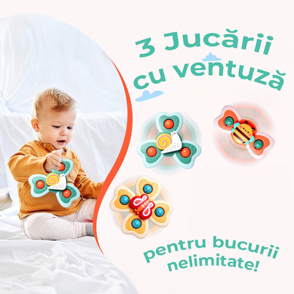 Jucarie interactiva pentru bebelusi Pitikot®, educationala, ideala ...