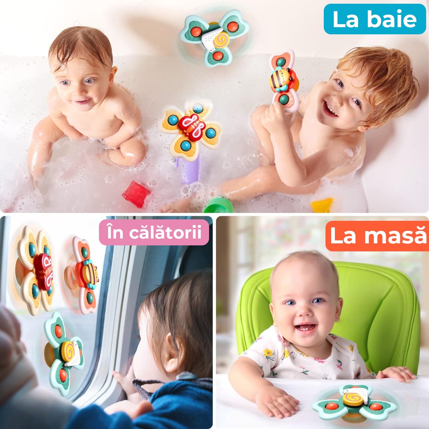 Jucarie interactiva pentru bebelusi Pitikot®, educationala, ideala ...