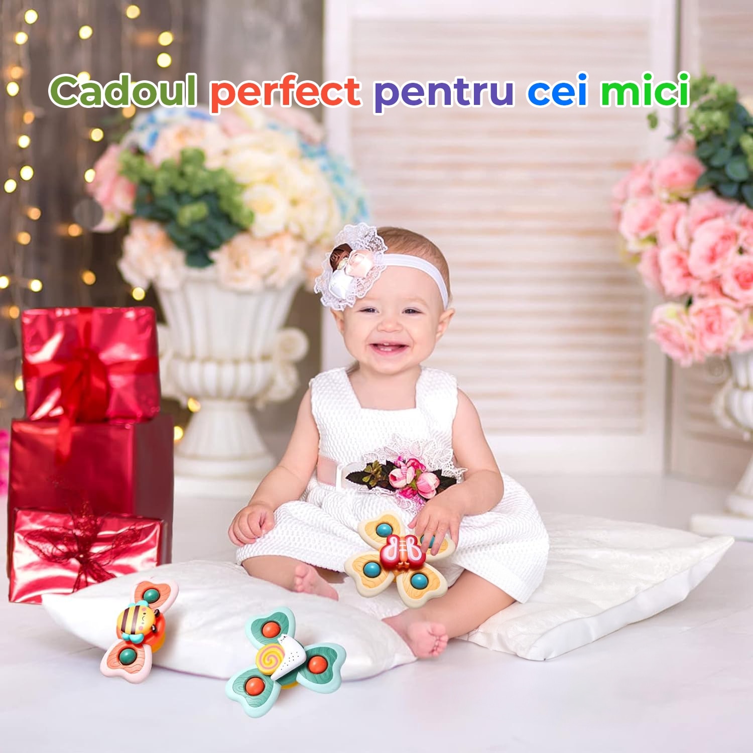 Jucarie interactiva pentru bebelusi Pitikot®, educationala, ideala ...