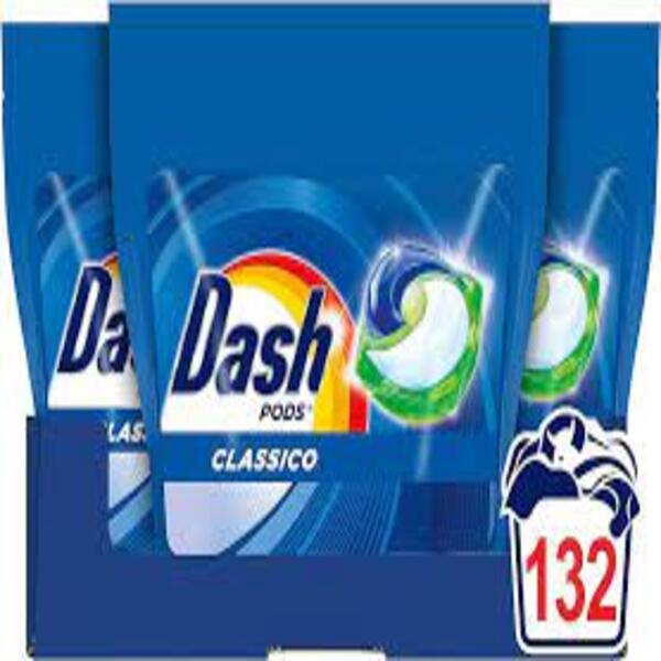 Pachet Detergent capsule Dash Clasic, 3 X 44 capsule - eMAG.ro