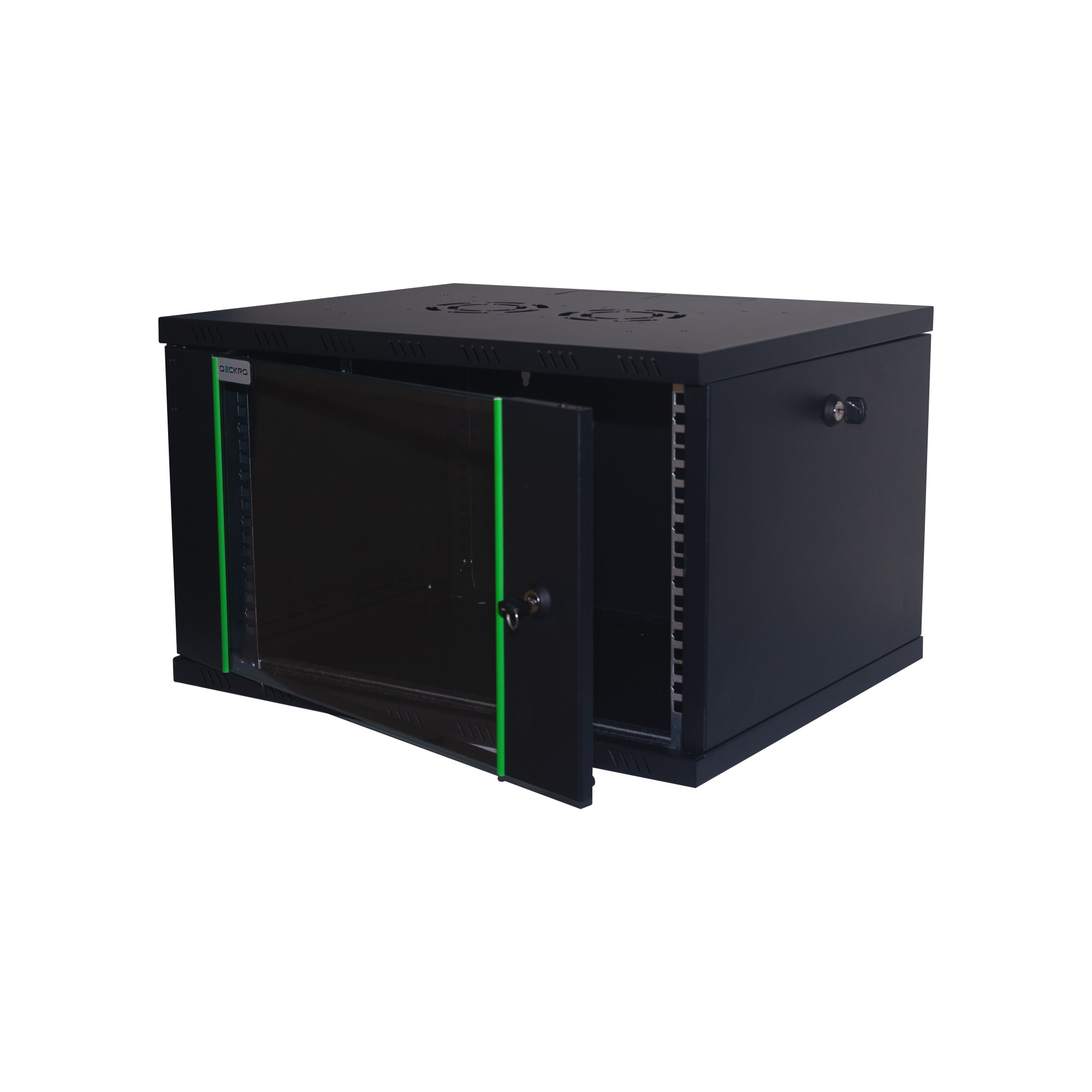 Cabinet metalic / Rack, 19'' 9U 600x600, de perete, usa din sticla ...