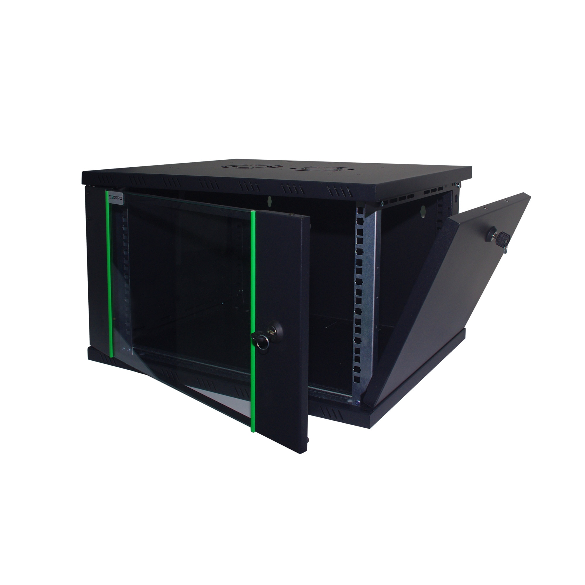 Cabinet metalic / Rack, 19'' 9U 600x600, de perete, usa din sticla ...