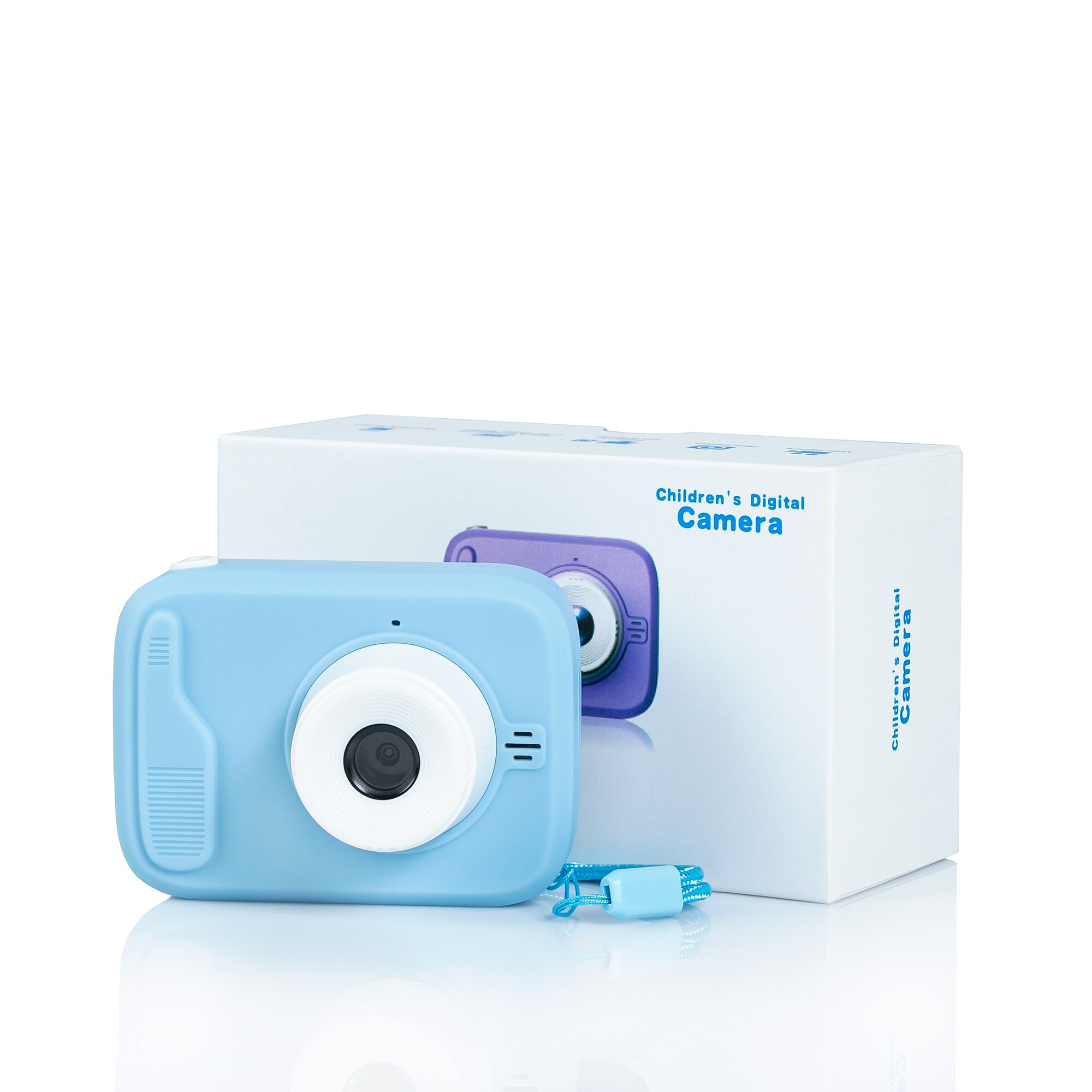 Camera pentru copii Extralink H35 Blue, 1080P 30fps, 12Mpix, IP68, 400 ...