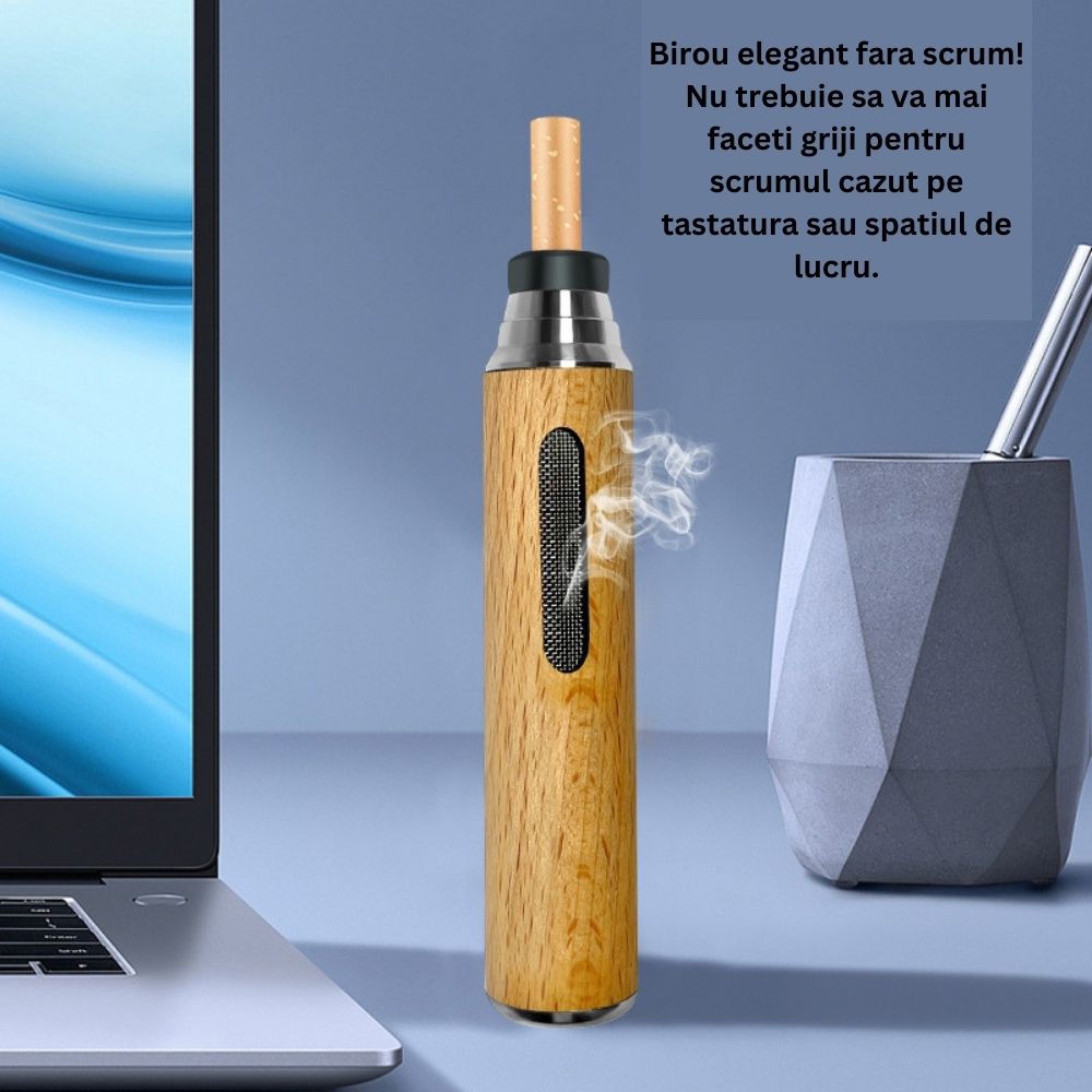 Suport tigara tip scrumiera portabila ideala pentru fumatul in masina ...