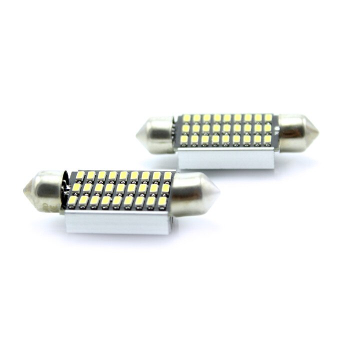 Set 2 becuri LED C5W 12V 2.5W pentru plafoniera, numar inmatriculare ...