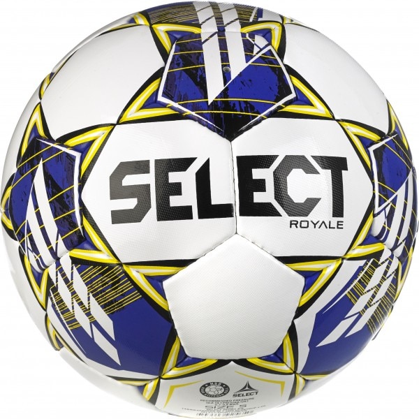 Minge fotbal Select Royale alb-multiolora, marimea 5 FIFA Basic - eMAG.ro