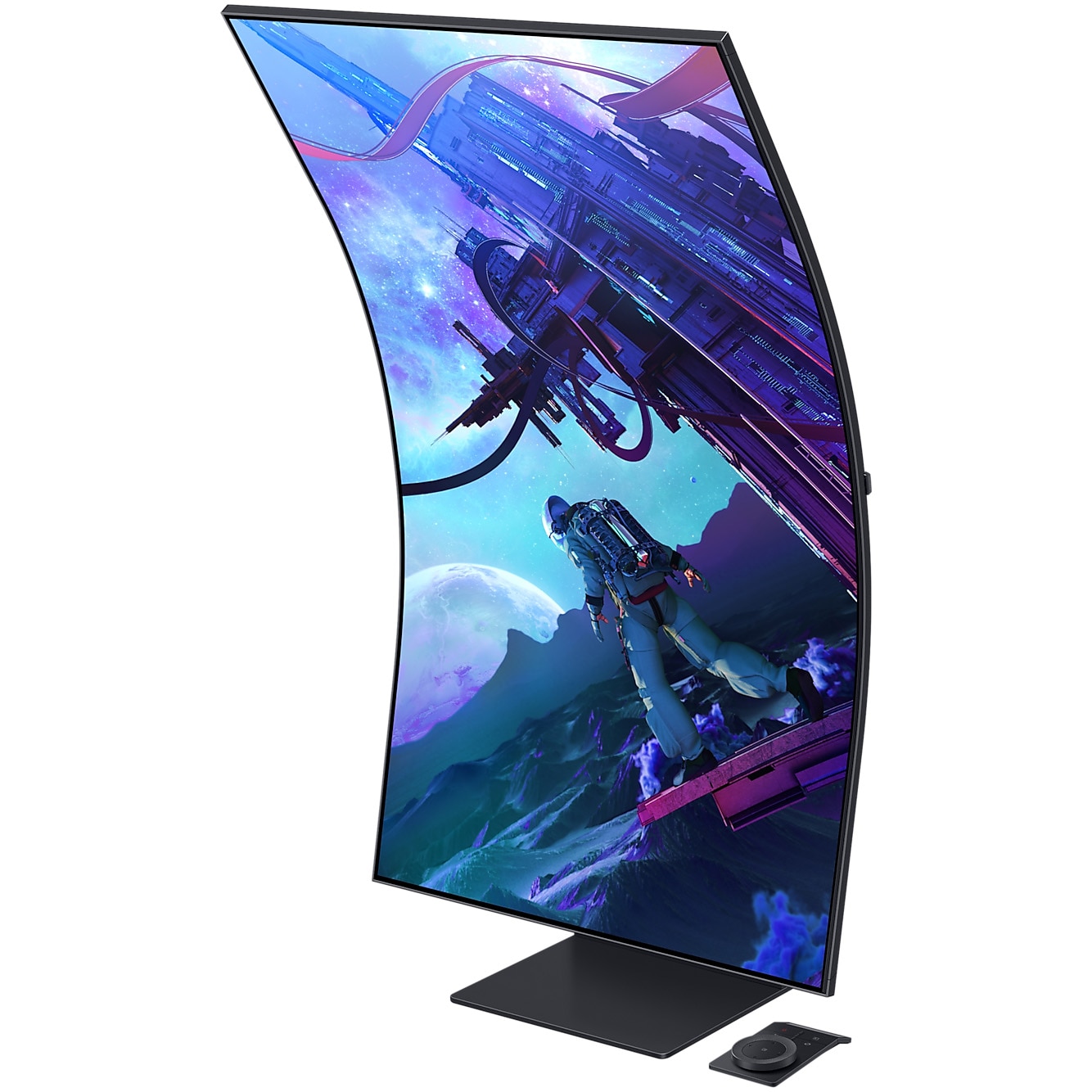 Monitor Gaming Curbat LED VA Samsung Odyssey Ark 2nd Gen S55CG970NU, 55 ...