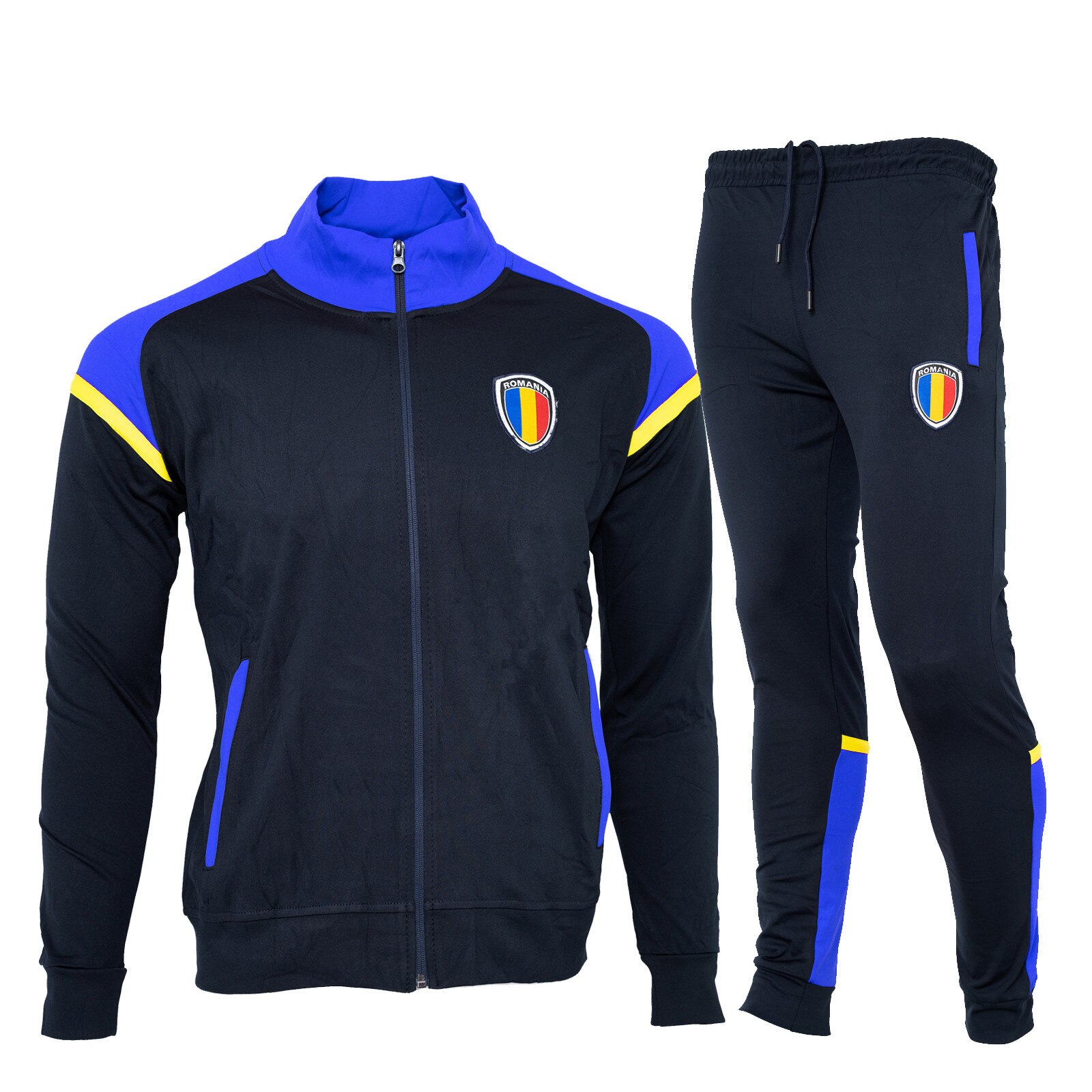 Trening Romania slim fit bleumarin - L - eMAG.ro