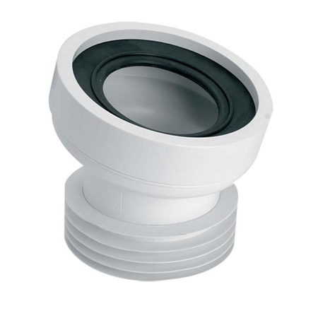 Racord WC excentric McALPINE Ø100 mm + DN100, L 140 mm, 14° - eMAG.ro