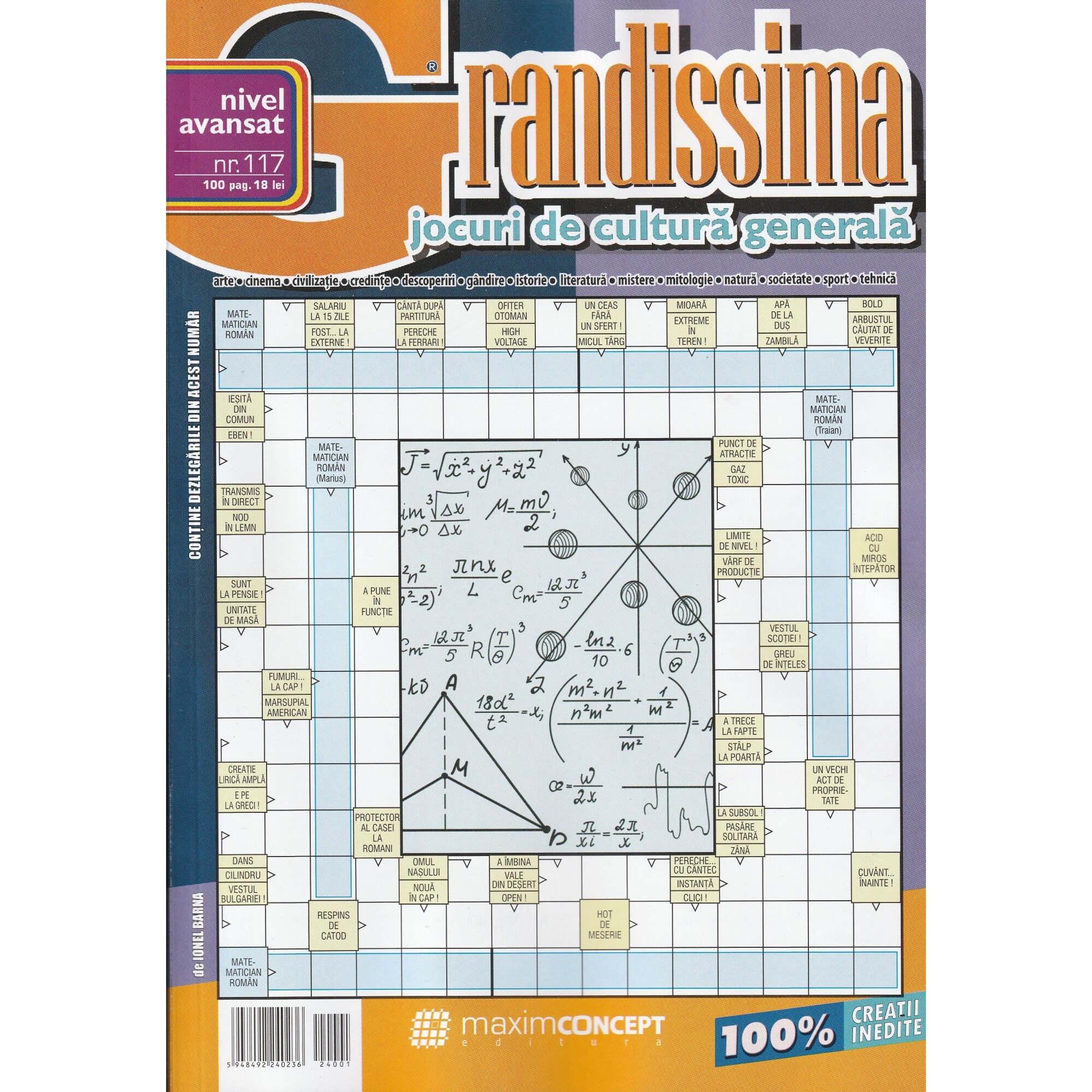 Integrame Grandissima numarul 117 - nivel avansat, editura Maxim - eMAG.ro
