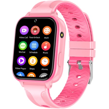 Ceas smartwatch copii GPS 4G, Merkie® T12, cu localizare GPS, buton SOS ...