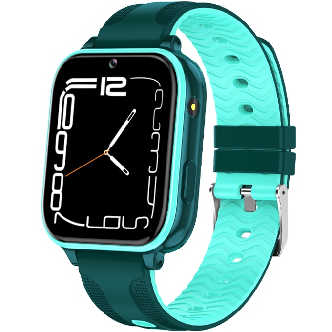 Ceas smartwatch copii GPS 4G, Merkie® T12, cu localizare GPS, buton SOS ...