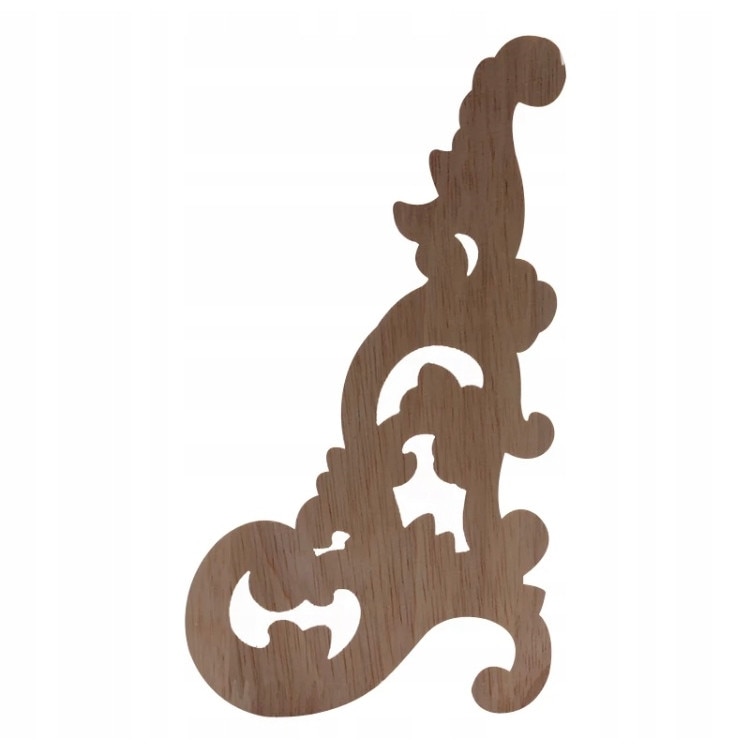 Coltare decor mobila, Orna, Lemn, 4 buc, Maro - eMAG.ro