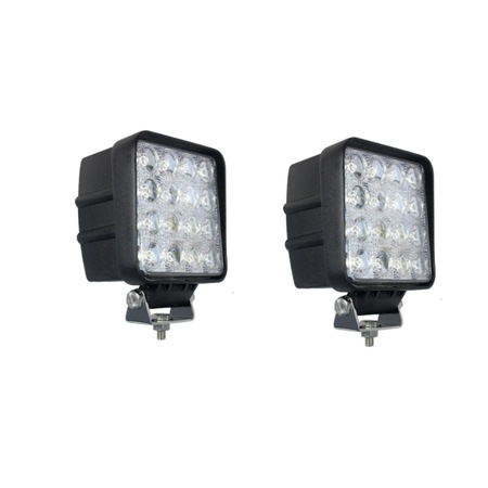Set 2 proiectoare led 48w foarte groase lumina punct si imprasiata alba ...