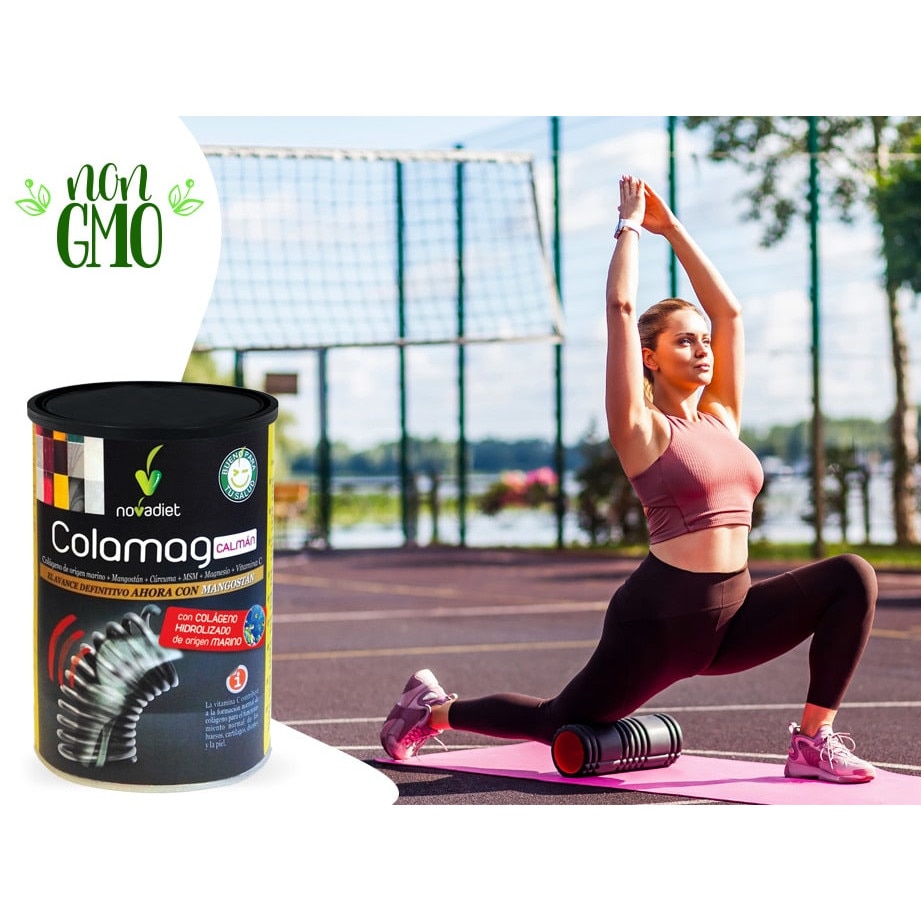 Colagen Marin COLAMAG CALMAN cu MSM, Turmeric, Mangostan, Magneziu si ...
