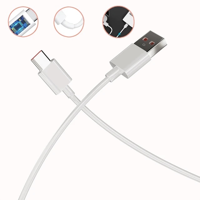Set Incarcator Retea si Cablu de Date Fast Charge USB type-C compatibil ...