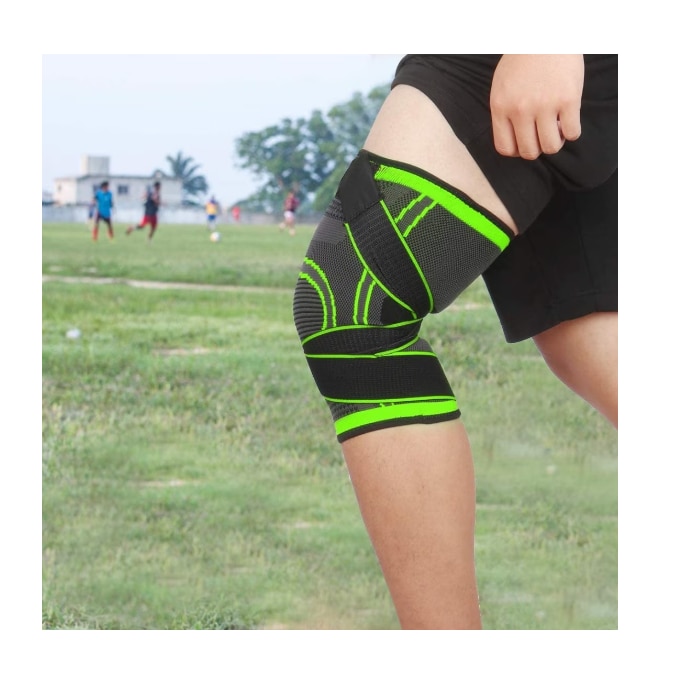 Set 2 genunchiere medicale cu bretele elastice, bandaj pentru genunchi ...