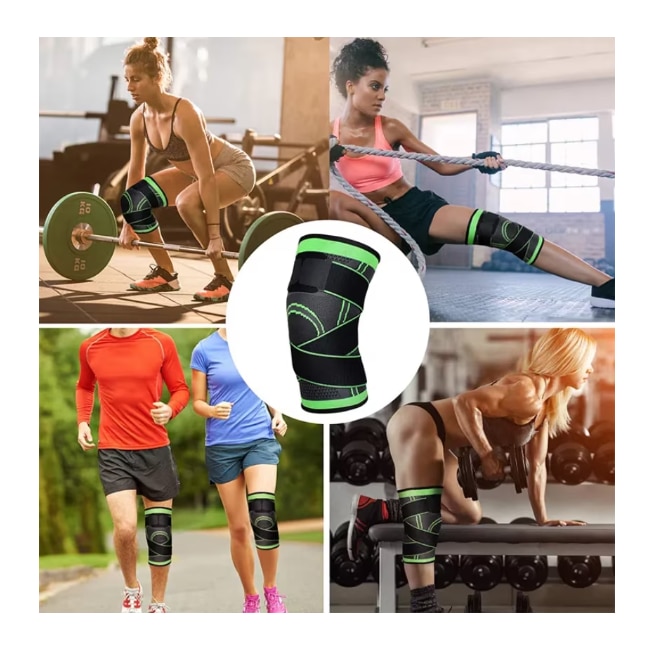 Set 2 genunchiere medicale cu bretele elastice, bandaj pentru genunchi ...