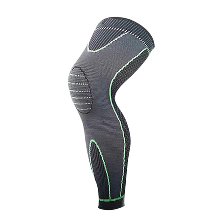 Genunchiera elastica lunga pentru genunchi si gamba, marimea L, negru ...