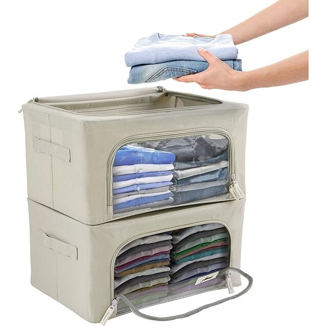 Set 2 organizatoare pentru depozitare haine, WTO®, universale, 20 l ...
