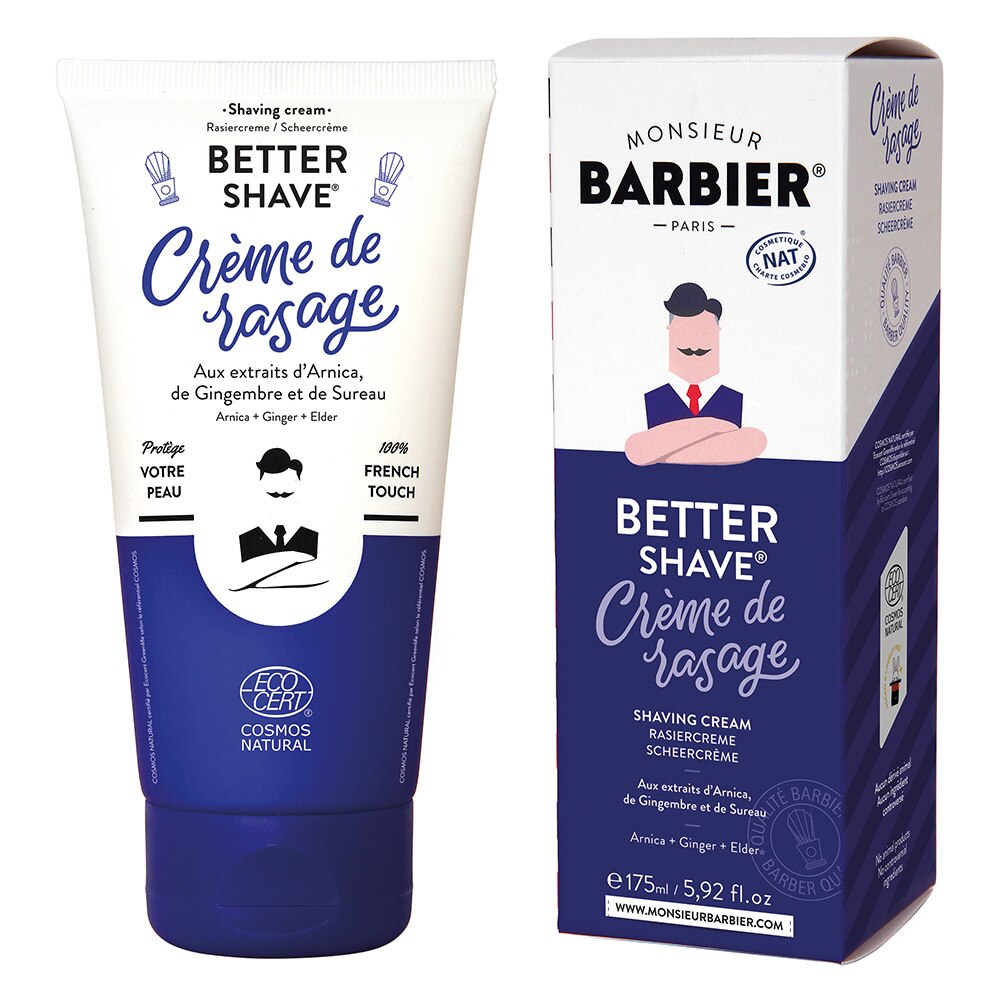 Crema de barbierit, BETTER-SHAVE, Monsieur Barbier, 175 ml - eMAG.ro