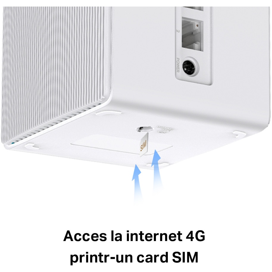 Router Wireless Mercusys MB110-4G, 4G LTE, sim, 300 Mbps - eMAG.ro