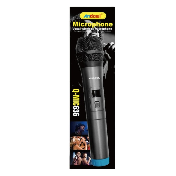 Microfon wireless profesional Andowl Q MIC636, negru - eMAG.ro