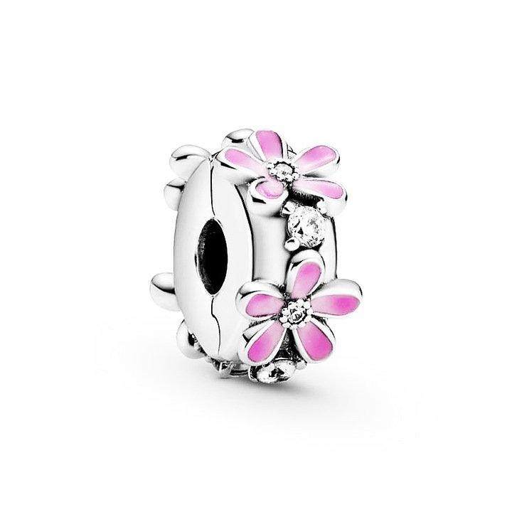 Talisman Pandora cu floare Daisy Roz - Argint 925 - eMAG.ro