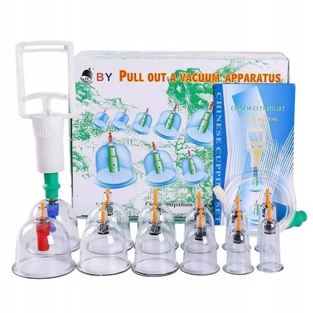 Set ventuze masaj, Yuexiao, Plastic, 12 buc - eMAG.ro