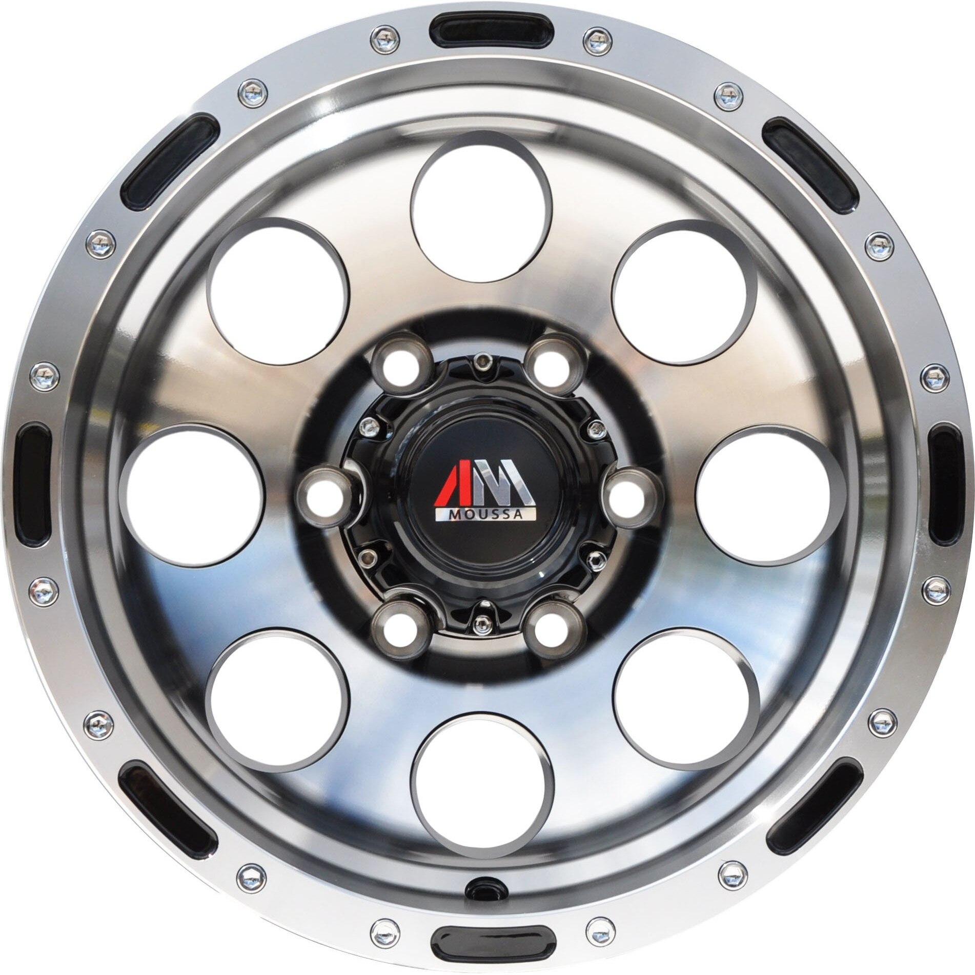 Set 4 jante aliaj PDW, 087, 15x8 inch, 6x139.7, ET-30, MB - lustruit ...