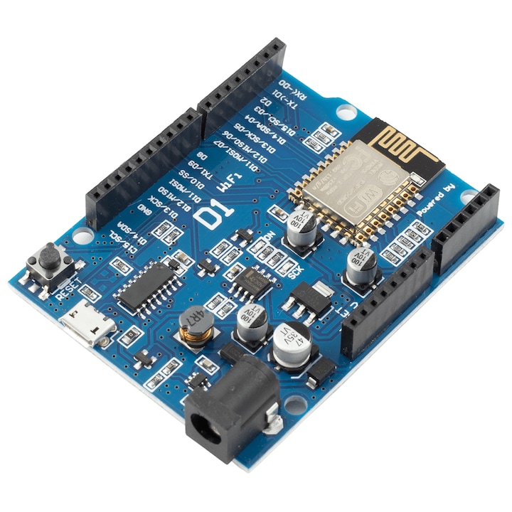 Modul WiFi ESP8266 D1 Uno R3, compatibil Arduino, NodeMCU, 4MB Flash ... Modul WiFi ESP8266 D1 Uno R3, compatibil Arduino, NodeMCU, 4MB Flash ...