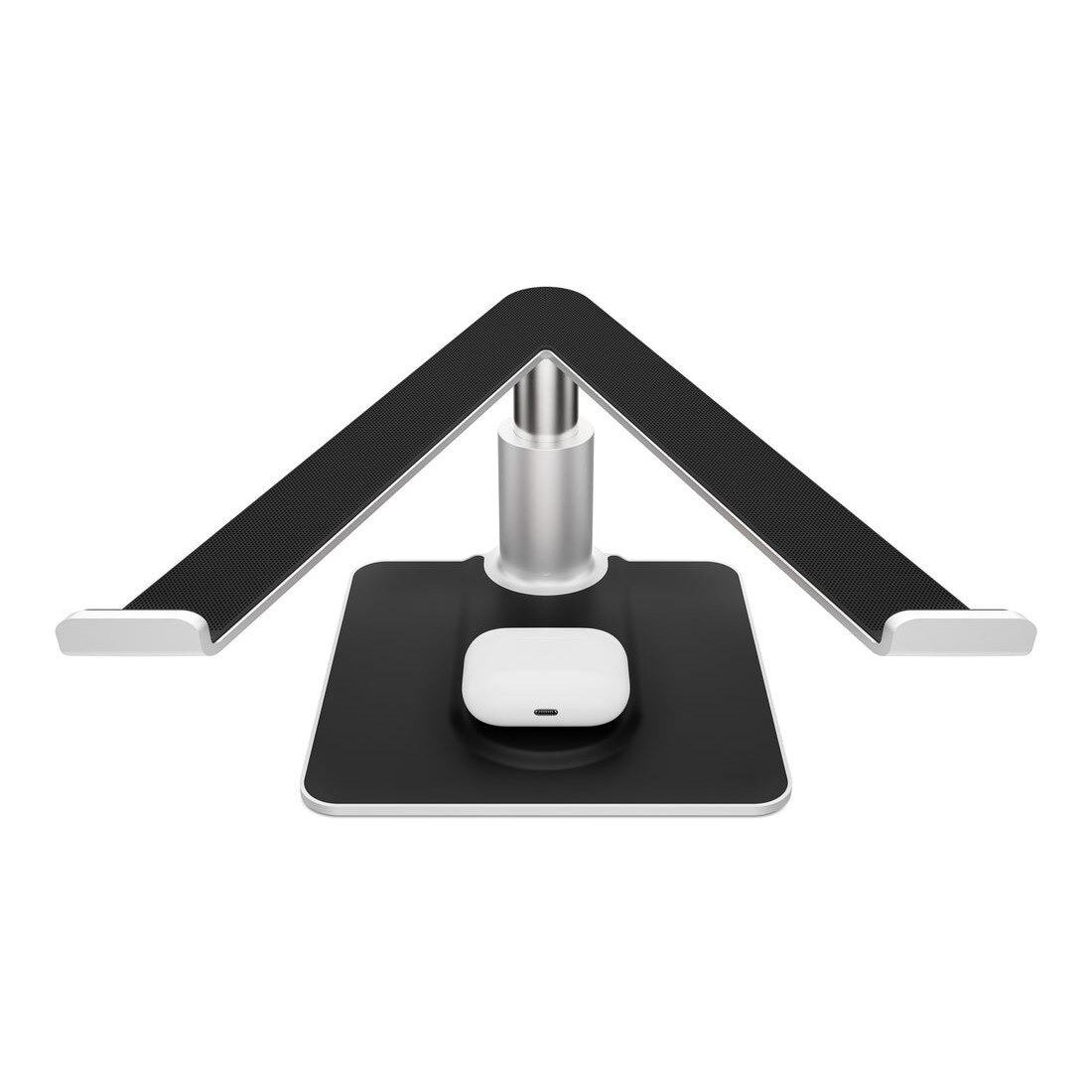 Suport ergonomic pentru Macbook Pro, reglabil pe inaltime, cu statie de ...