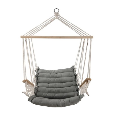 Hamac tip scaun, cu bara din lemn, ideal pentru gradina, dar si pentru ...