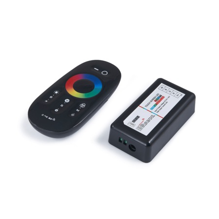 Controler de frecventa radio (RF) 24A 288W pentru benzi LED RGBW, negru ...