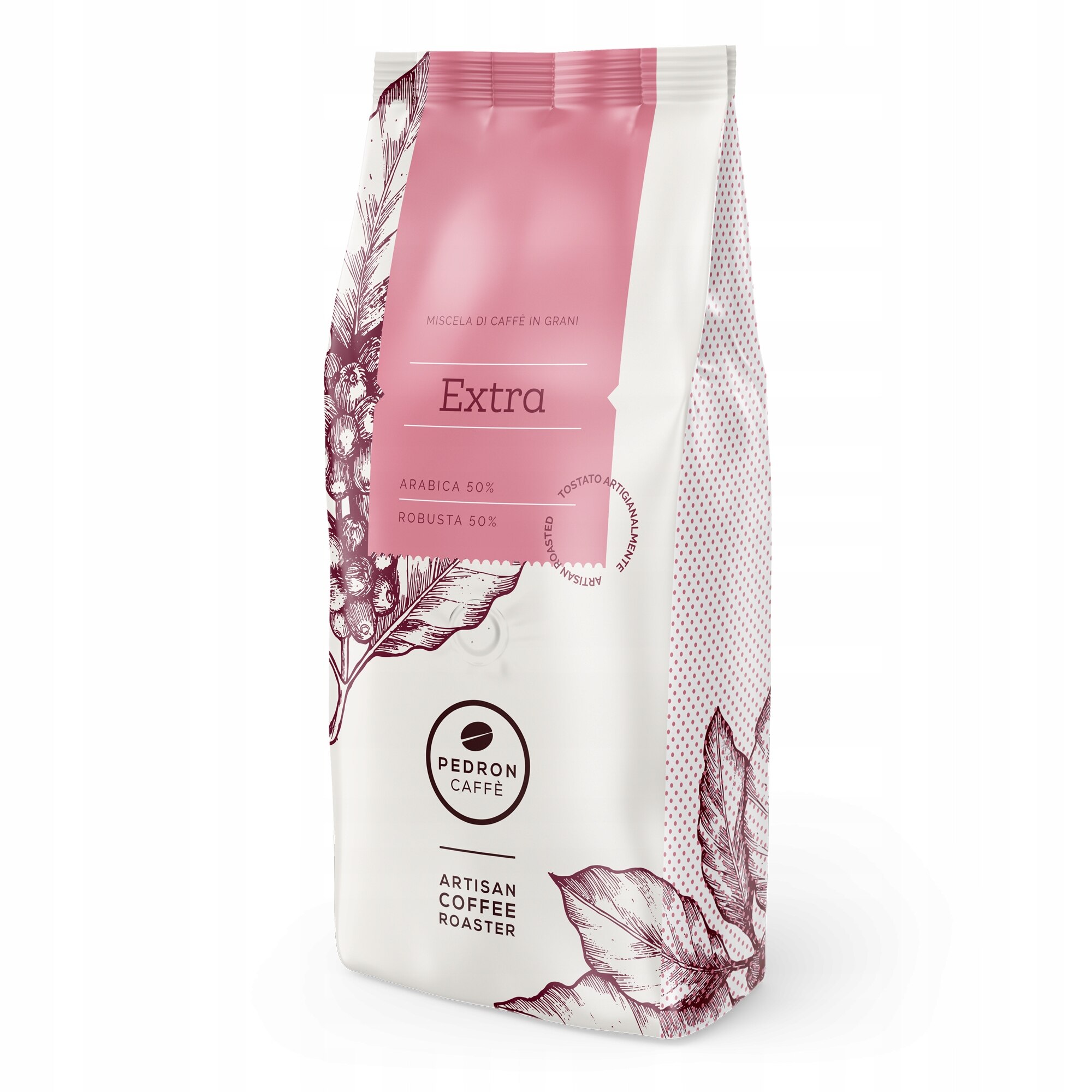 Cafea boabe italiana Pedron Caffe Extra 50% Arabica 1kg - eMAG.ro
