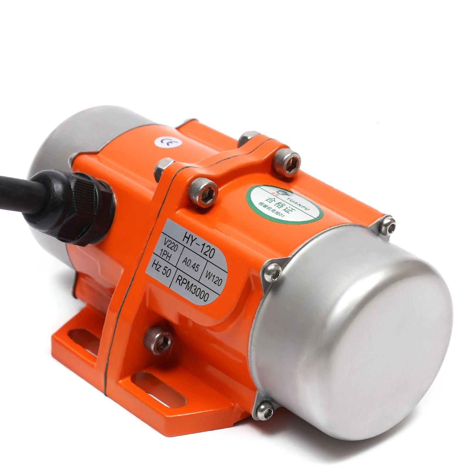 Vibrator portabil, 1 faza, 120W, 220V, 3000RPM, 1.63A, Orange - eMAG.ro