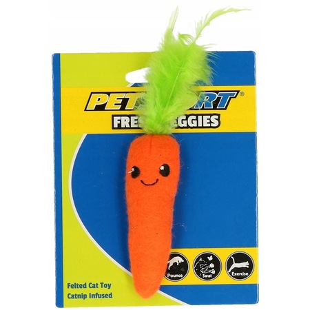 Jucarie Pentru Pisici, Interactiva, Morcov, Cu Iarba De Pisica ...