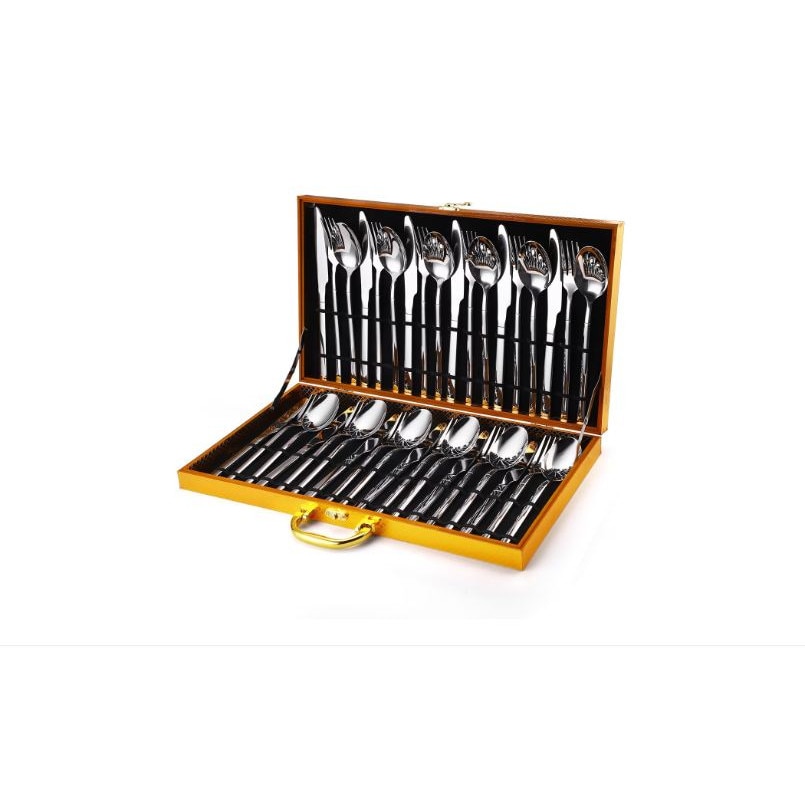Set tacam din inox 36 piese pentru 12 persoane - eMAG.ro