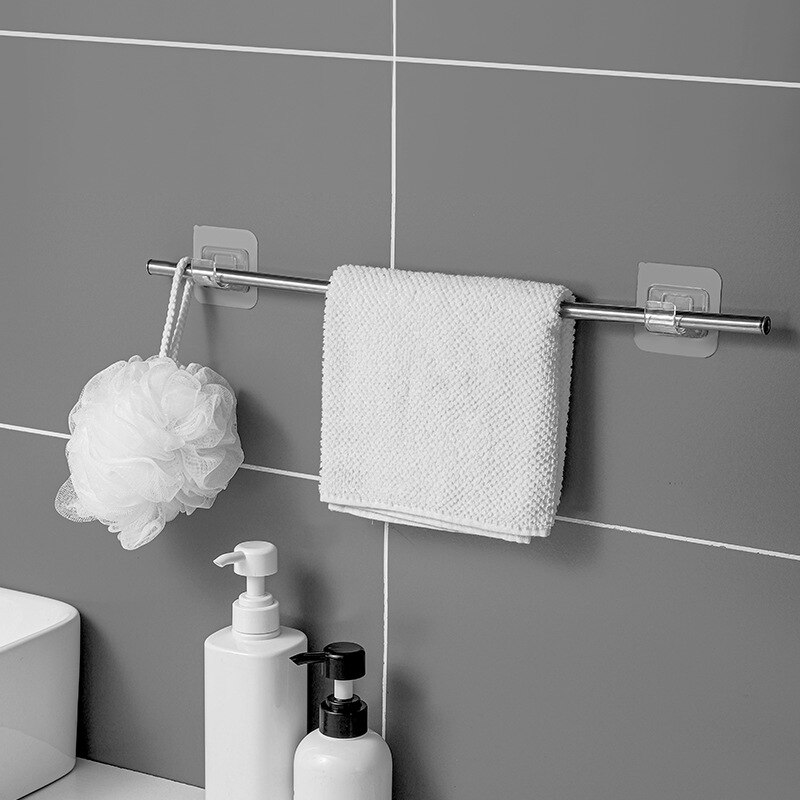 Set 4 tije telescopice adezive fara perforare, Sunmostar, Plastic ...