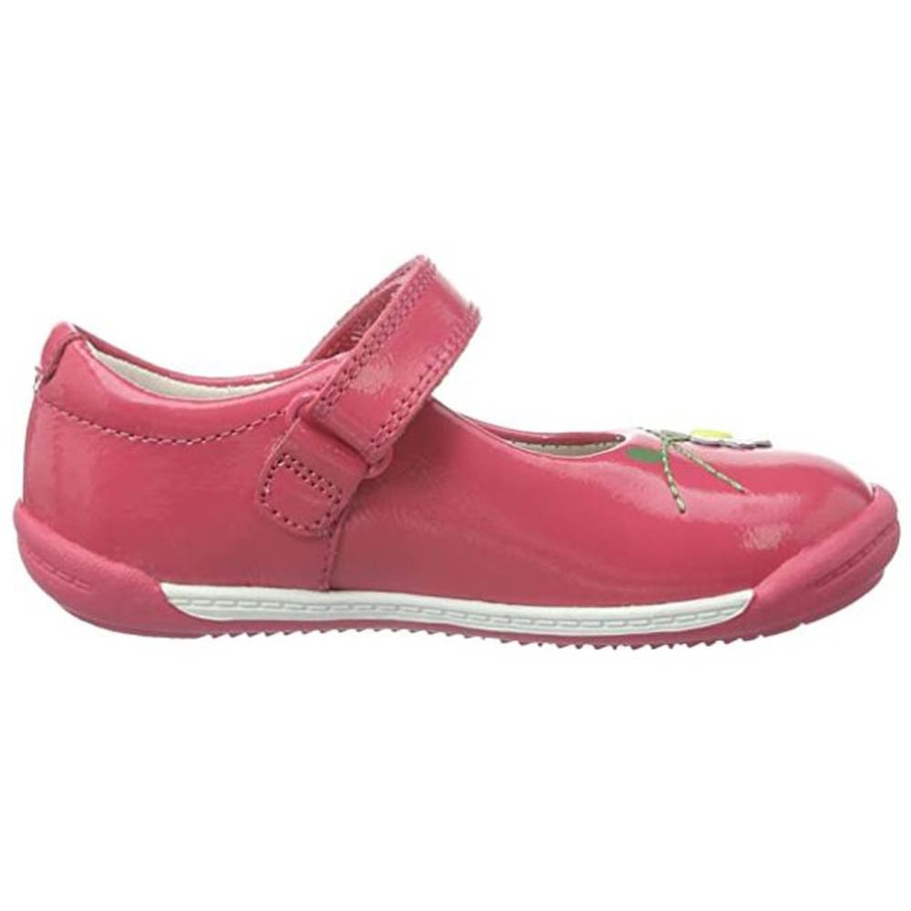 Balerini copii, Clarks, Piele naturala, Roz, 21 EU - eMAG.ro