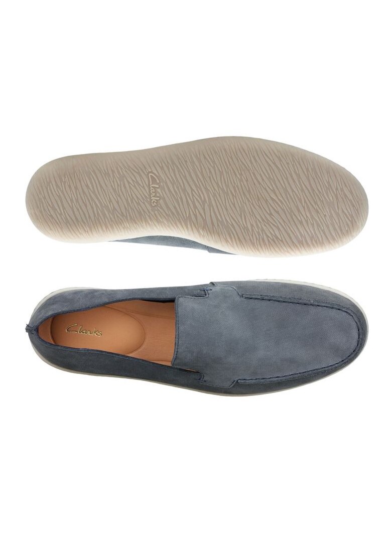 Mocasini barbati, Clarks, Piele, Bleumarin, 45 EU - eMAG.ro