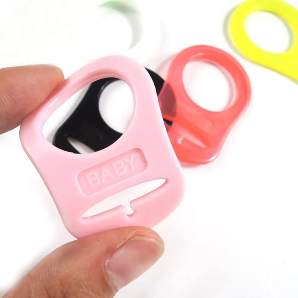 Set De 12 Adaptoare Pentru Lant Suzete La Bebelusi Hemiks Silicon